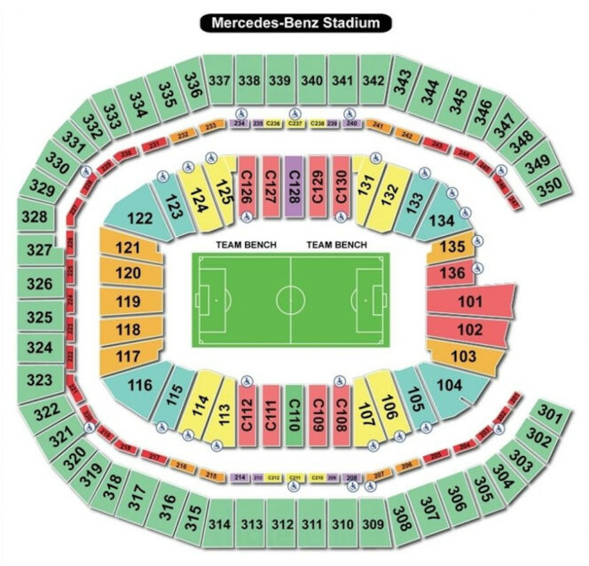 Atlanta United FC Stadium Mercedes Benz Stadium Football Tripper