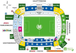 Wolfsburg Stadium - Volkswagen Arena - Football Tripper